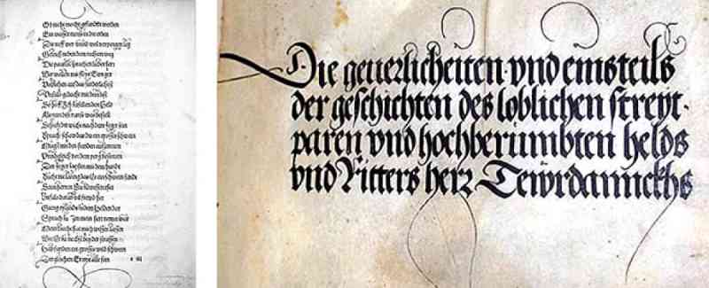 Historia de la tipografía gótica Fraktur | FOROALFA